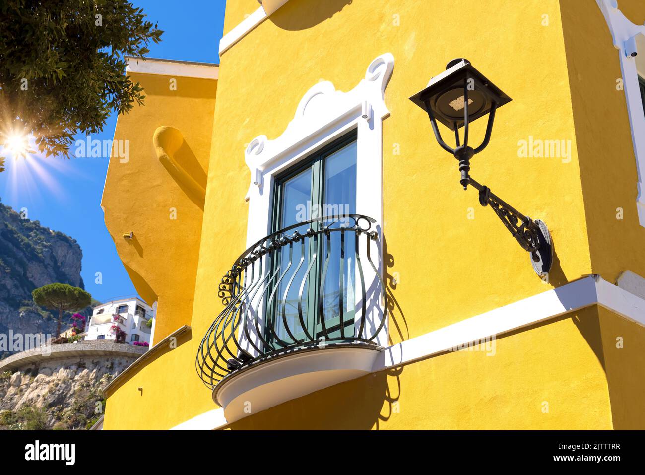 Scenic views of Positano Italian colorful architecture and landscapes ...