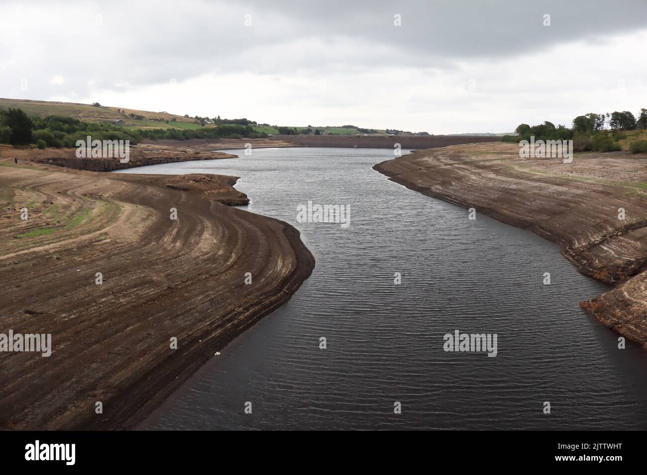 Baitings Dam / Reservoir - Drought Stock Photo - Alamy
