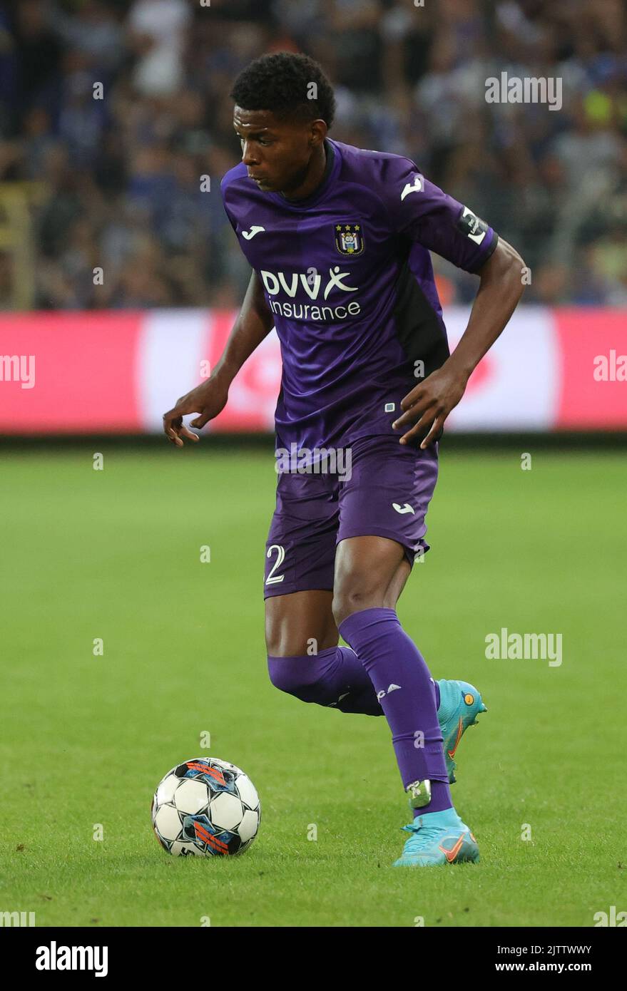 Anderlecht's Nilson Angulo pictured in action during a soccer match ...