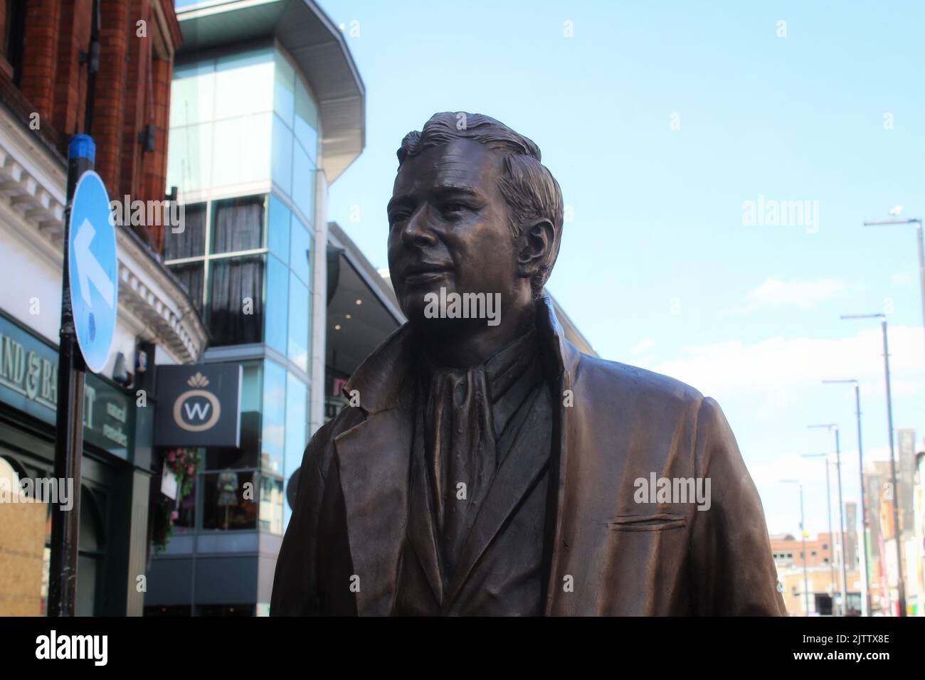 Brian Epstein statue in Liverpool, that was unveiled on 27th August ...