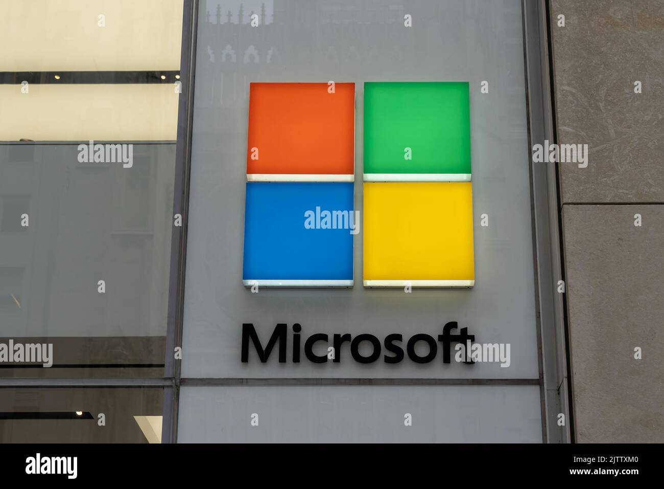 Microsoft logo hi-res stock photography and images - Alamy