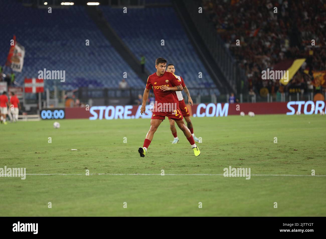 Rome, Italy. 30th Aug, 2022. At Stadio Olimpico of Rome, As Roma beat ...