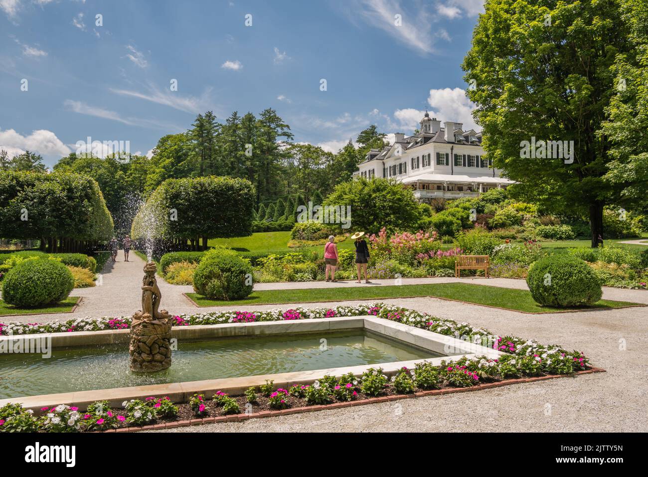 Lenox, Massachusetts, US-July 19, 2022: The Mount was the country home ...