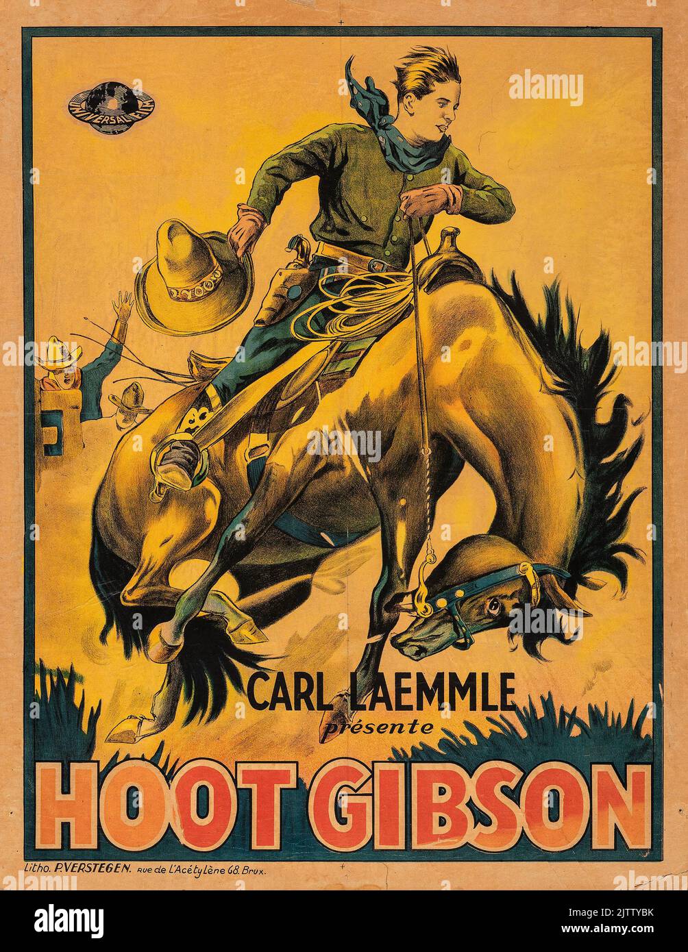 Vintage film poster - Western - Hoot Gibson (Universal, c. 1920s-1930s ...
