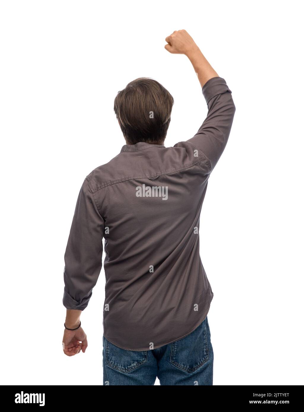 man protesting on demonstration Stock Photo - Alamy