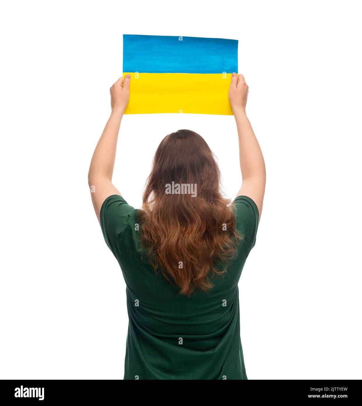 Ukraine woman flag hi-res stock photography and images - Alamy