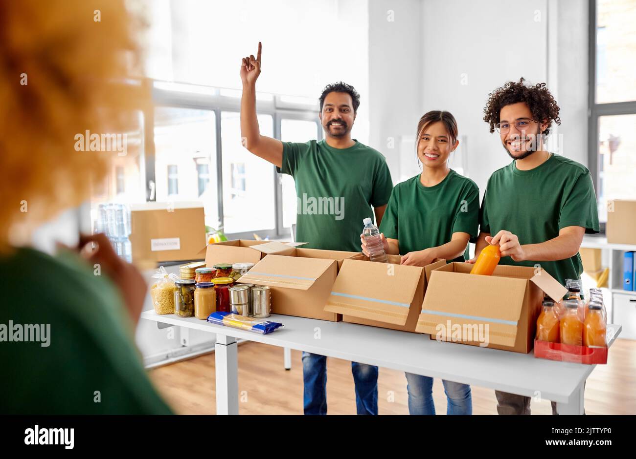 Asking for people to volunteer hi-res stock photography and images - Alamy