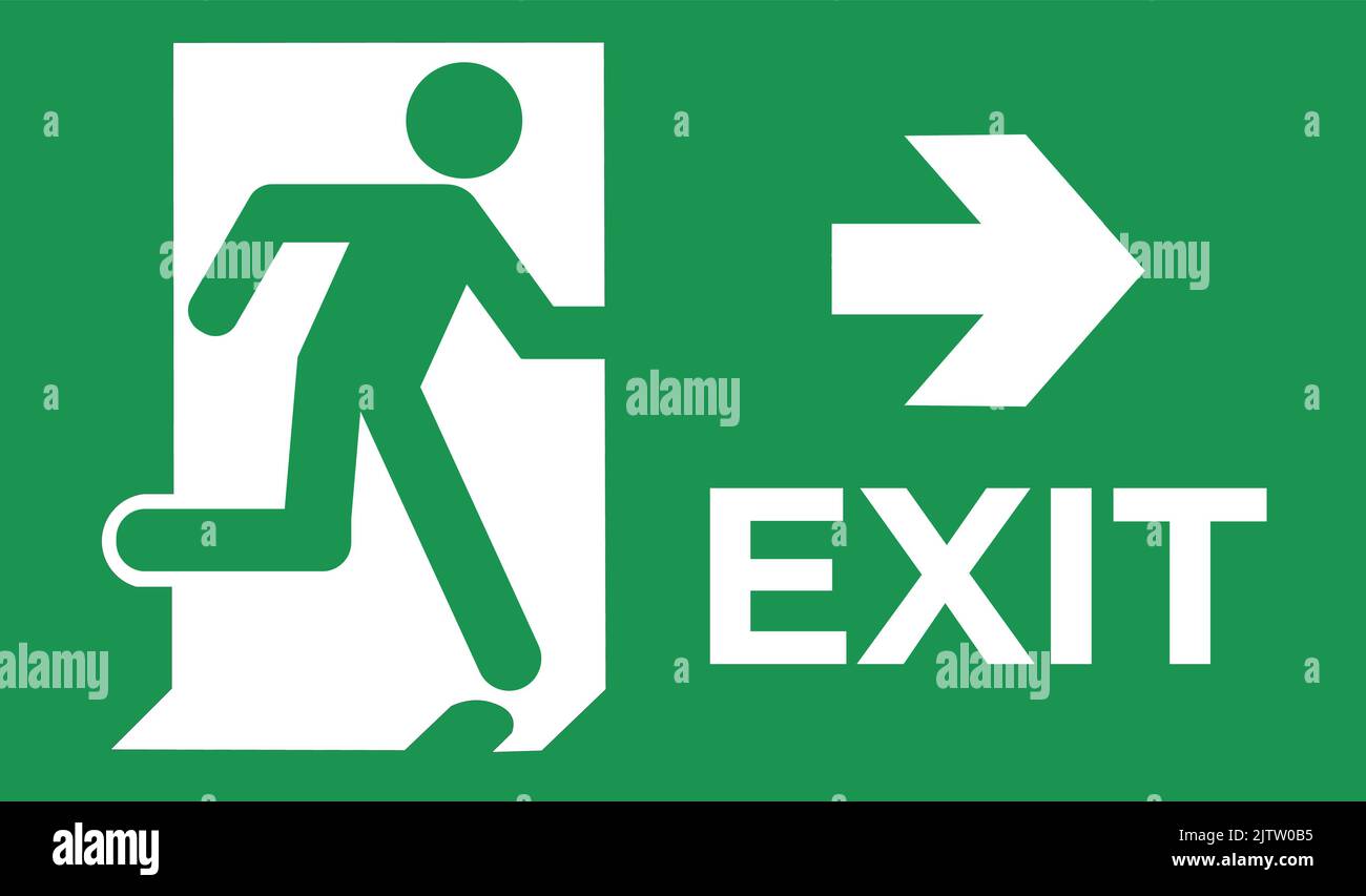 Exit Stock Vector Images - Alamy