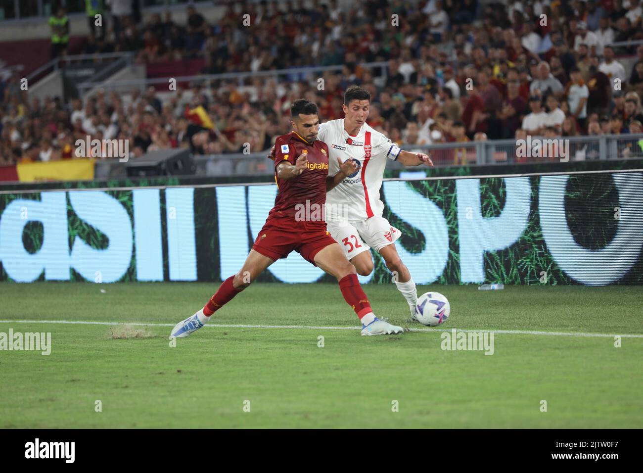 Rome, Lazio, Italy. 30th Aug, 2022. At Stadio Olimpico of Rome, As Roma ...