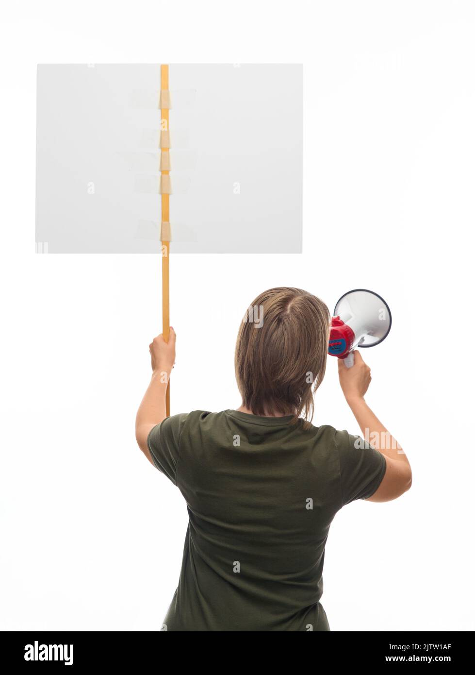 Megaphone protest hi-res stock photography and images - Alamy