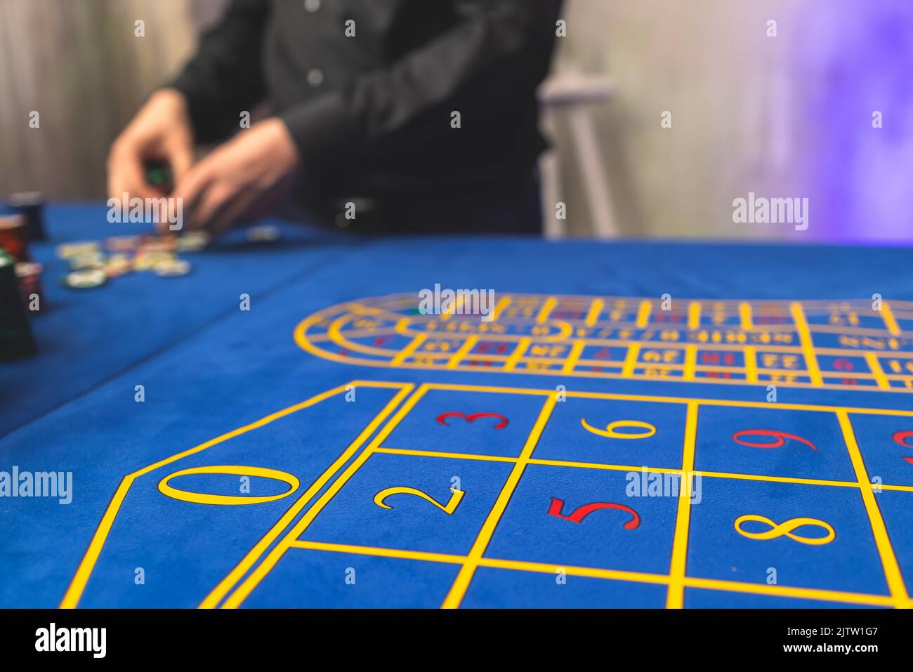 At the roulette table in monte carlo hi-res stock photography and ...