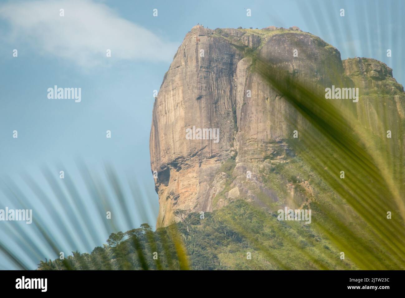 view of the gavea stone in rio de janeiro Stock Photo - Alamy