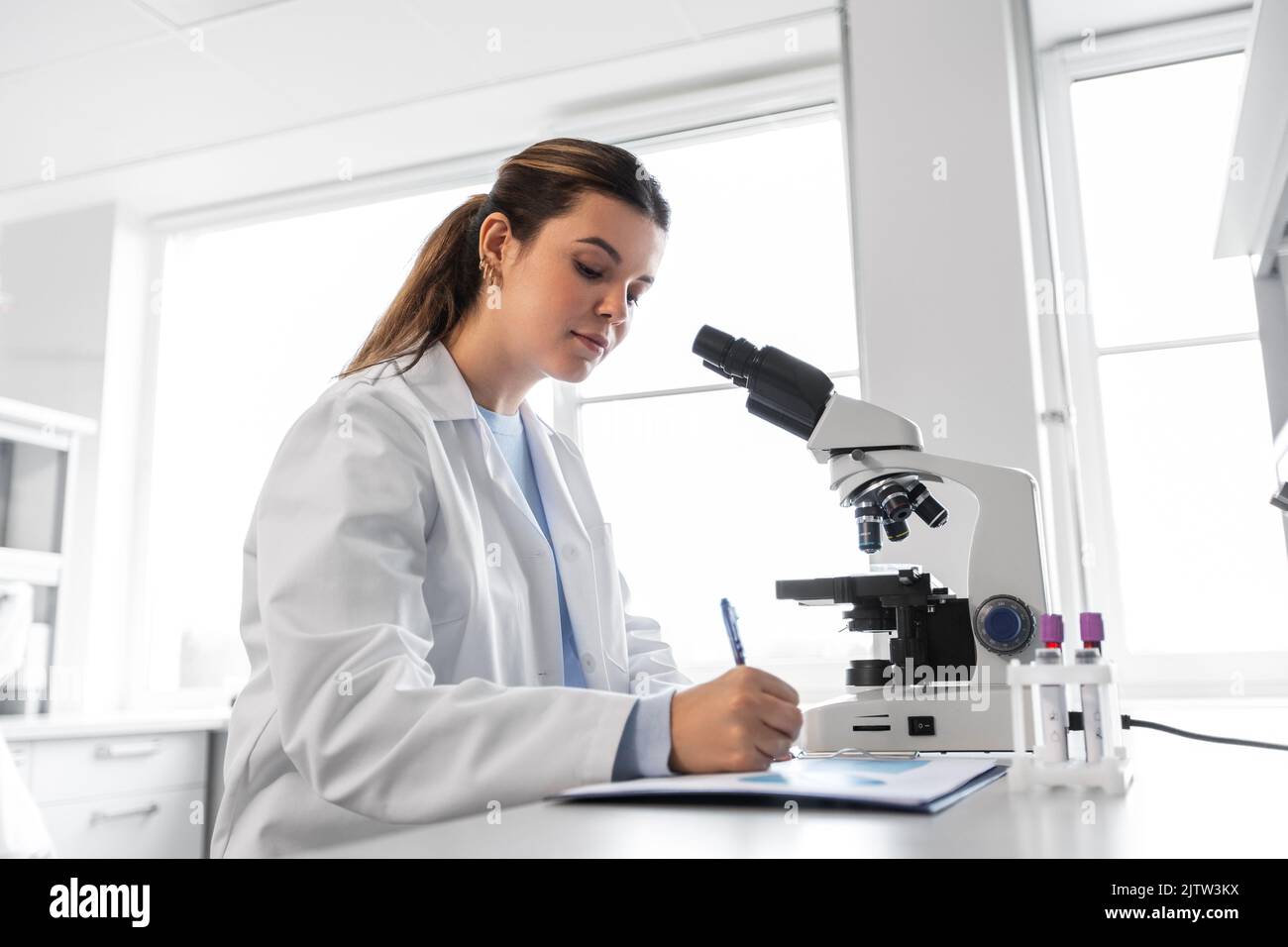Microscope document hi-res stock photography and images - Alamy