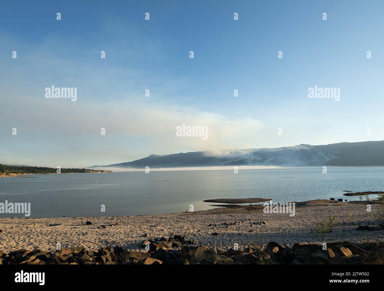 Four corners fire in cascade Stock Photo - Alamy