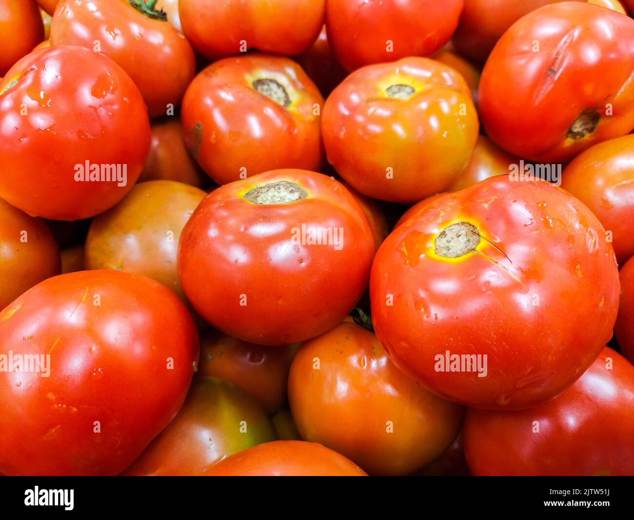 tomatoes at a stall at an open market in Rio de Janeiro Brazil Stock ...