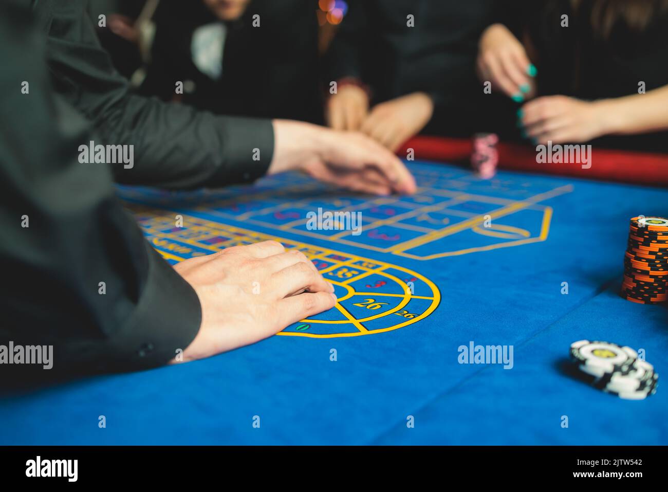 At roulette table in monte carlo hi-res stock photography and images ...