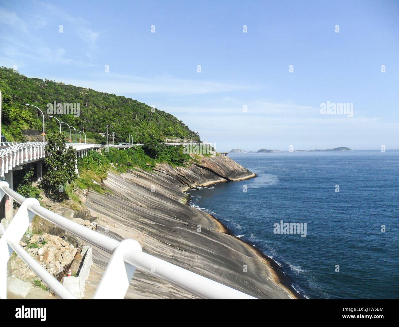 Niemeyer Avenue bike path, Rio de Janeiro Brazil Stock Photo - Alamy