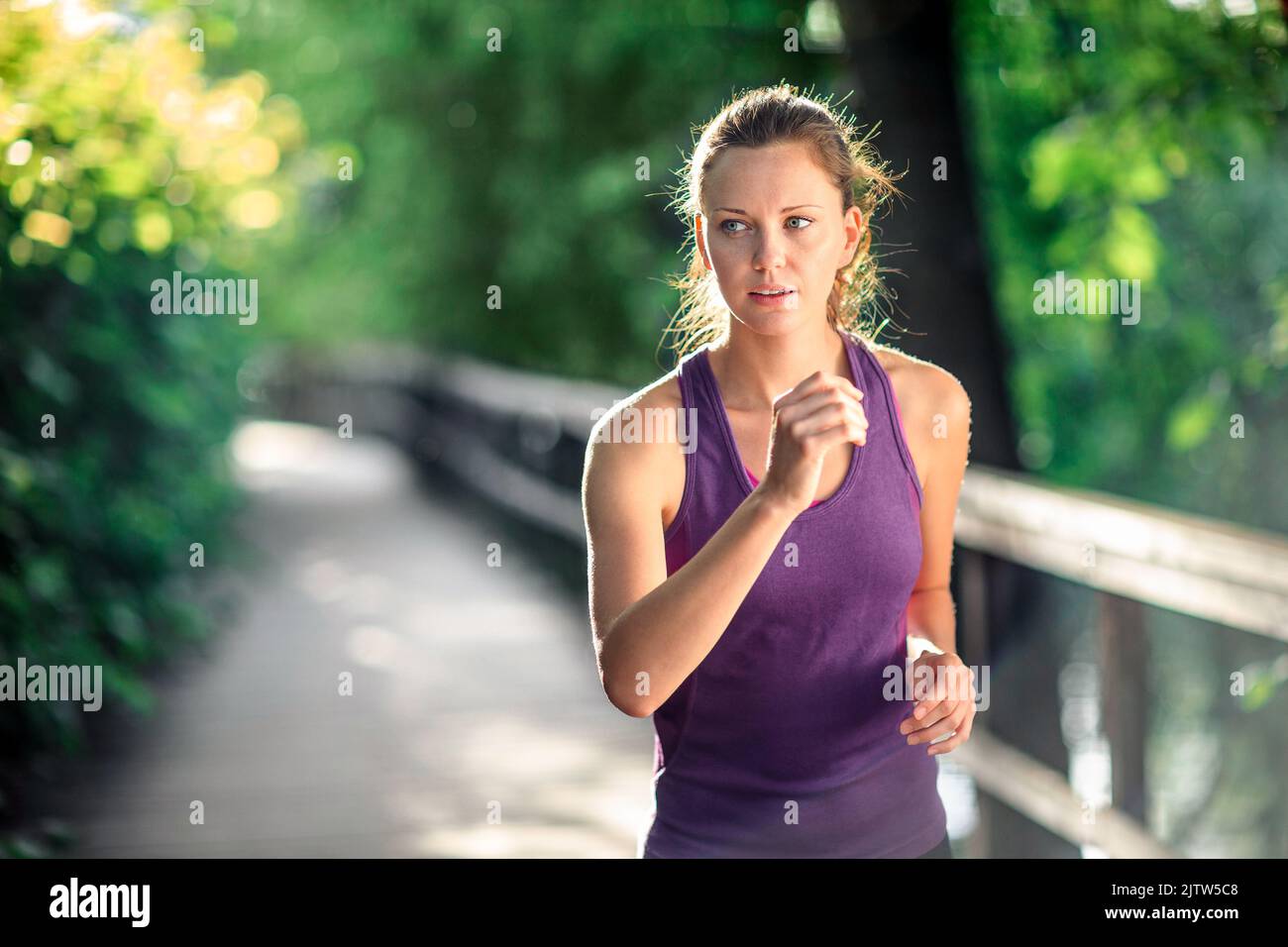 Swedish woman happy running hi-res stock photography and images - Alamy