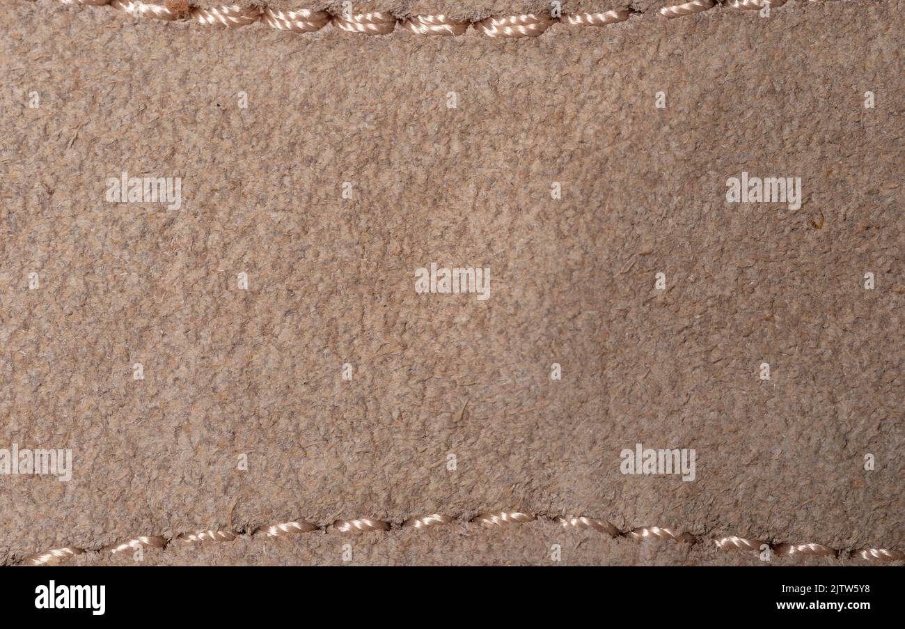 Raw brown leather texture background macro close up view Stock Photo ...