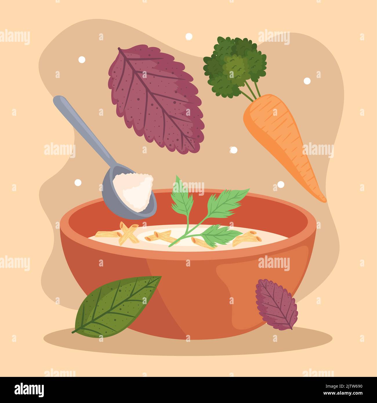 soup of vegetables recipe Stock Vector Image & Art - Alamy