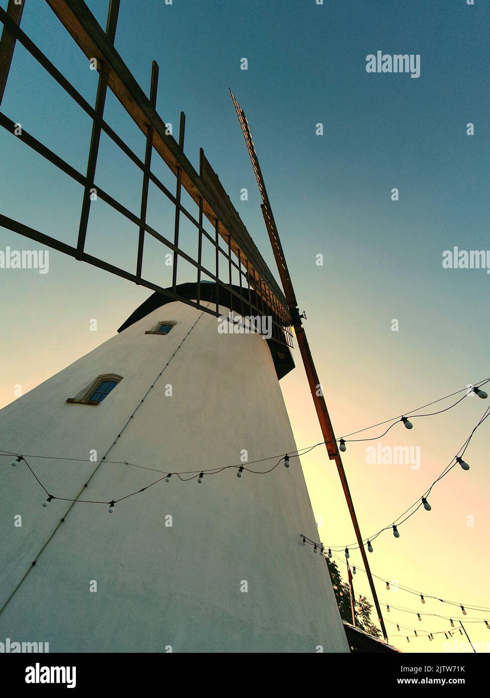 Low angle windmill blades hi-res stock photography and images - Alamy