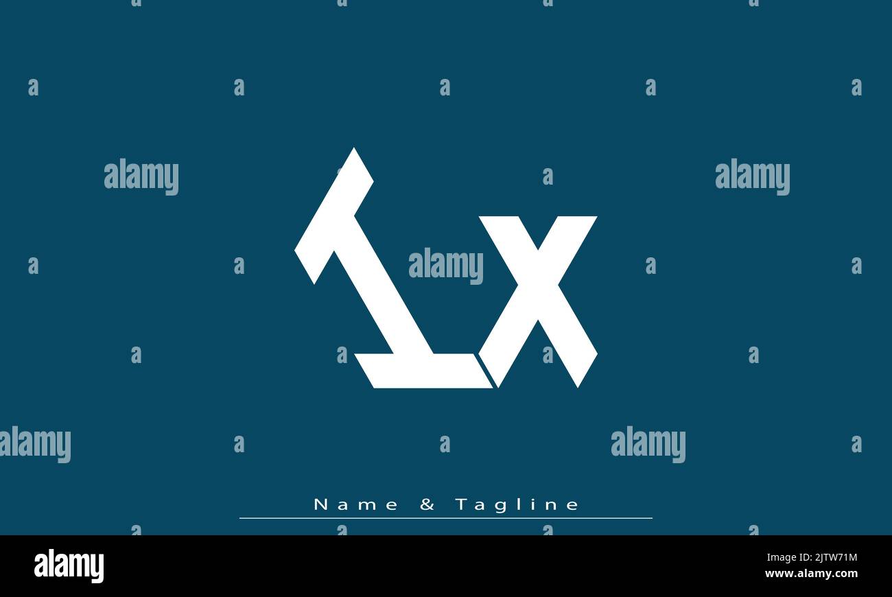 Alphabet letters Initials Monogram logo IX , XI Stock Vector Image ...