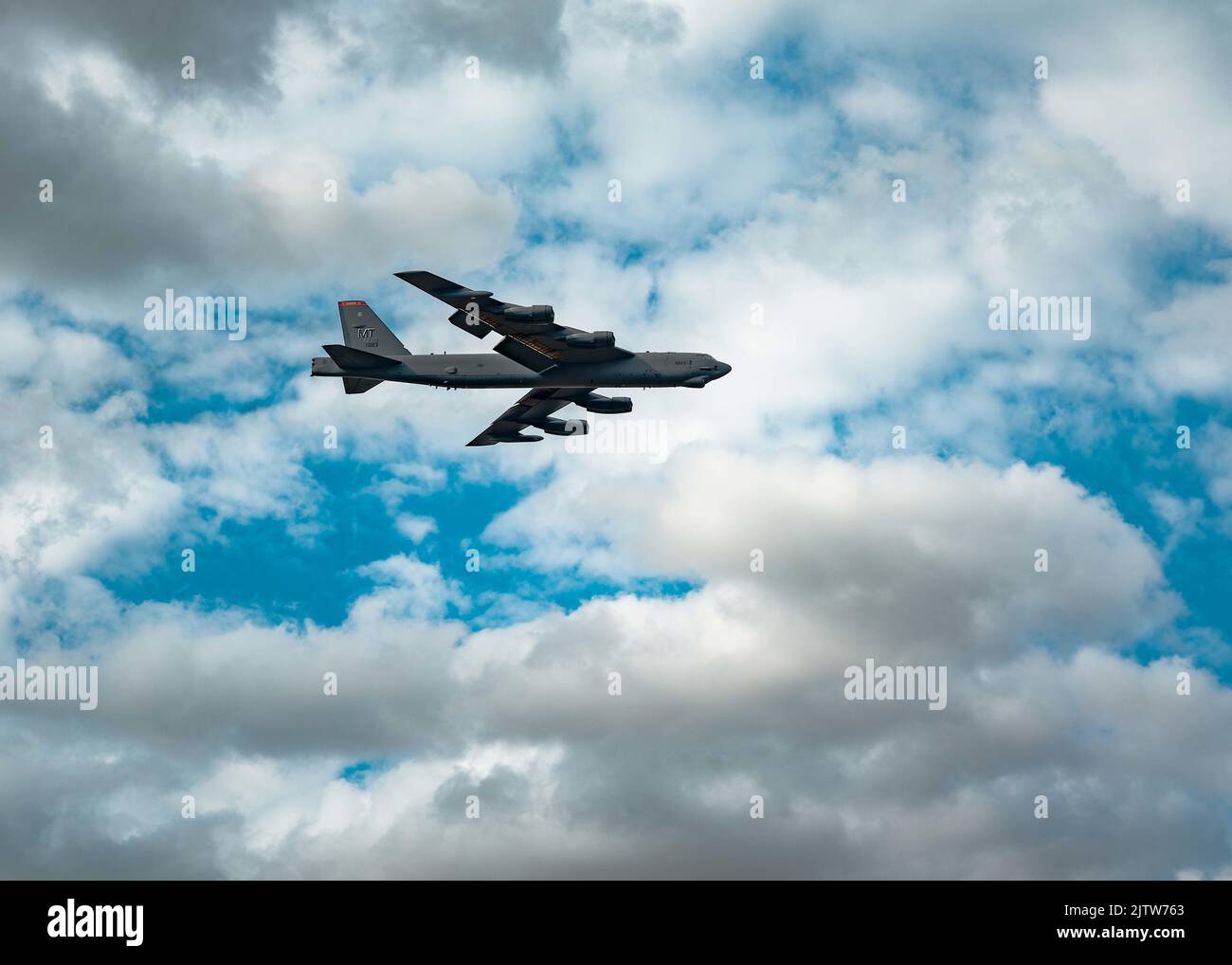 A U.S. Air Force 23rd Expeditionary Bomb Squadron B-52H Stratofortress ...