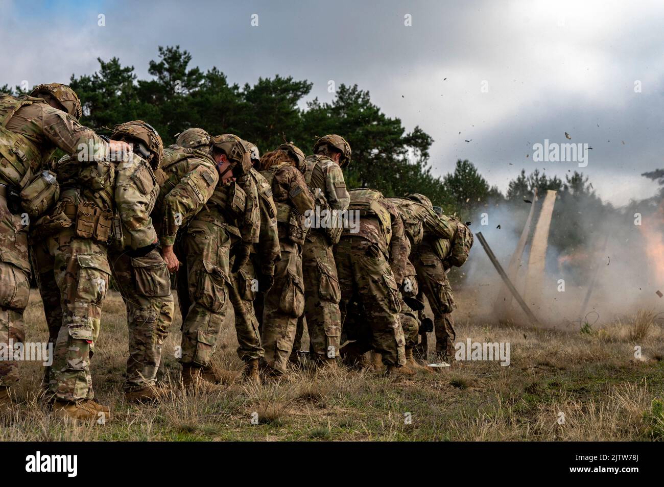 U.S. Soldiers with 588th Brigade Engineer Battalion, 3rd Armored ...