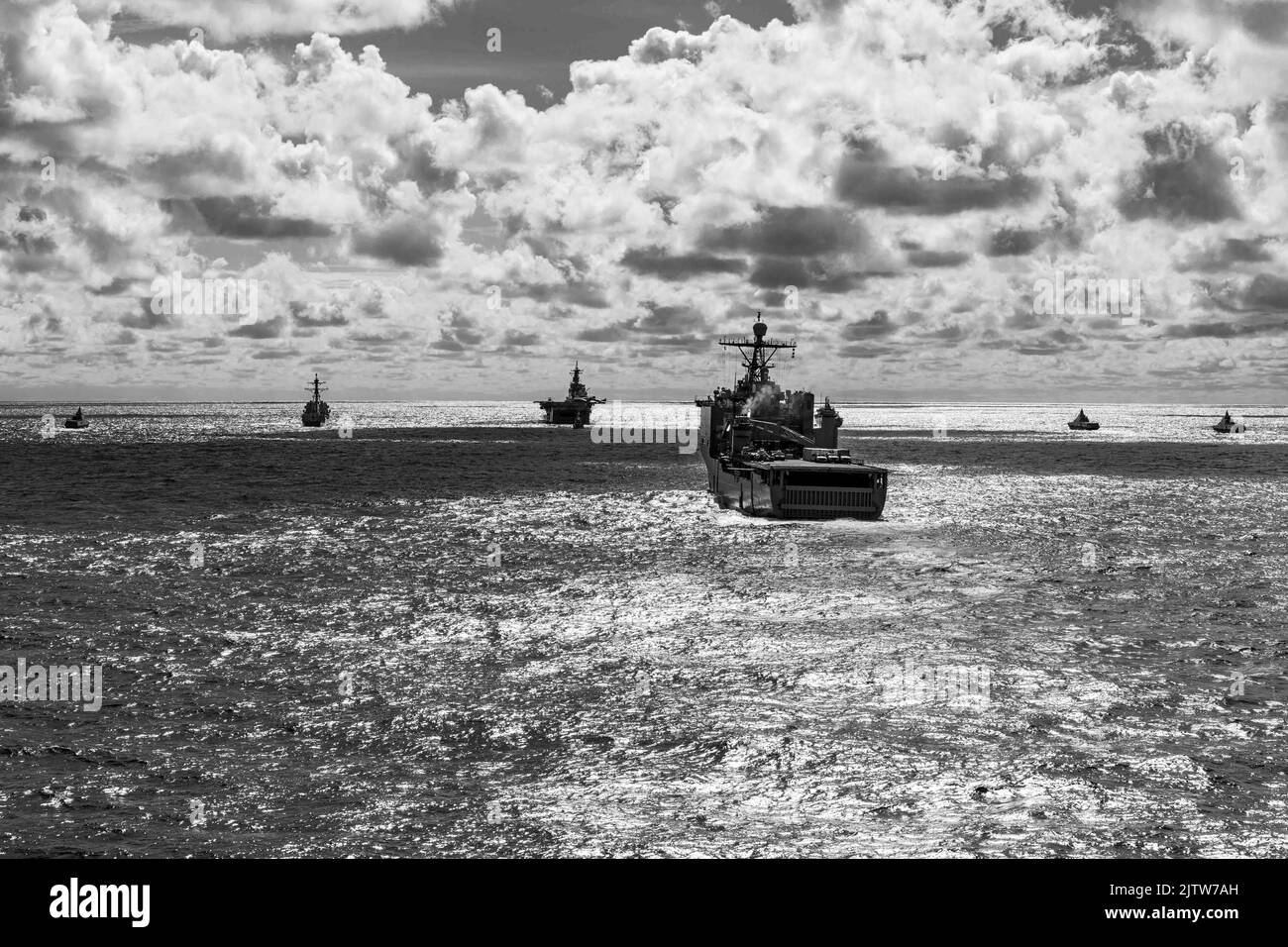 Landing force operations center Black and White Stock Photos & Images ...