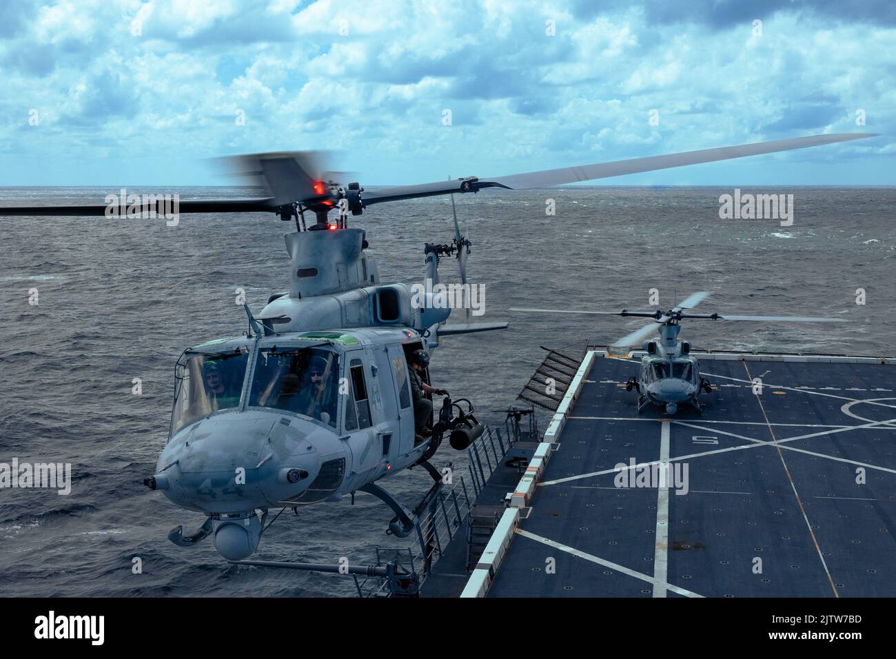 A U S Marine Corps Uh 1y Venom Helicopter Assigned To Light Attack