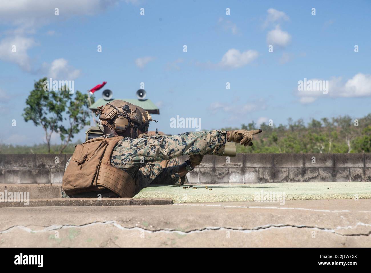 U.S. Marine Corps Sgt. Taylor S. Mathis, a machine gunner with 3d ...