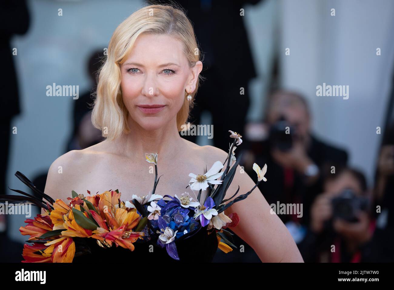 Lido Di Venezia, Italy. 01st Sep, 2022. Cate Blanchett attends the "Tar" red carpet at the 79th ...