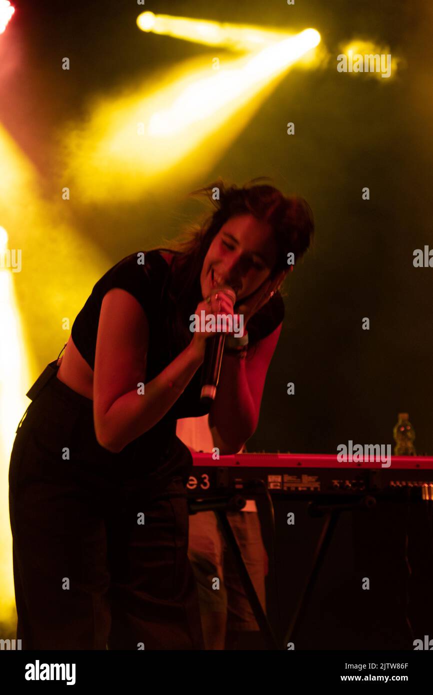 Angelica "Chiamamifaro" Gori on stage at Bum Bum Festival during the ...