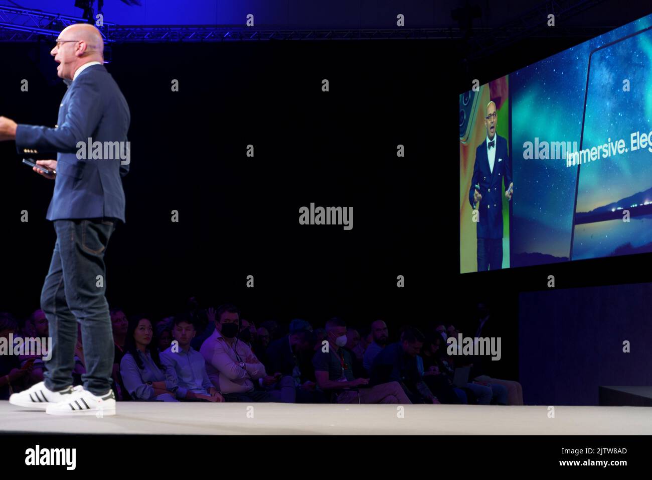Samsung Press conference during IFA 2022 Berlin Stock Photo - Alamy