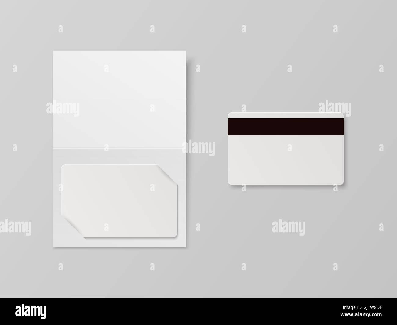 Vector 3d Realistic White Guest Room, Plastic Hotel Apartment Keycard ...