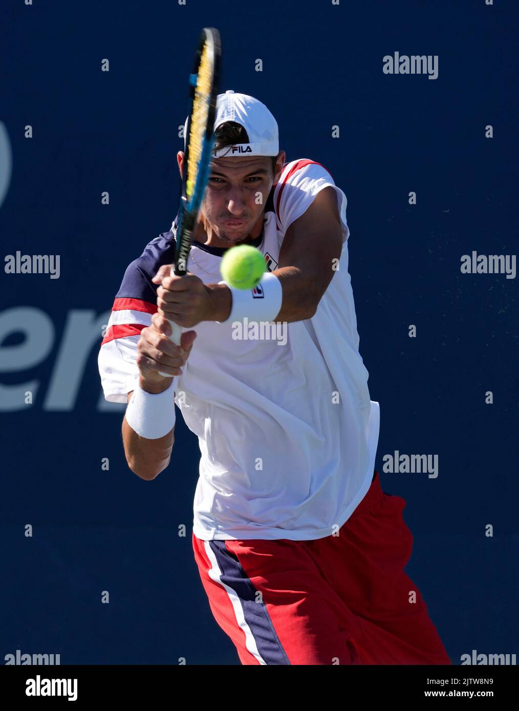 September 1, 2022: Alexei Popyrin (AUS) loses the first set to Diego ...