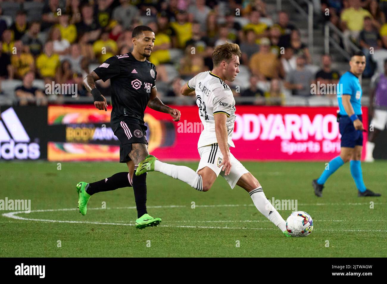 August 31, 2022, Columbus, Ohio, USA:Columbus Crew midfielder AIDAN ...