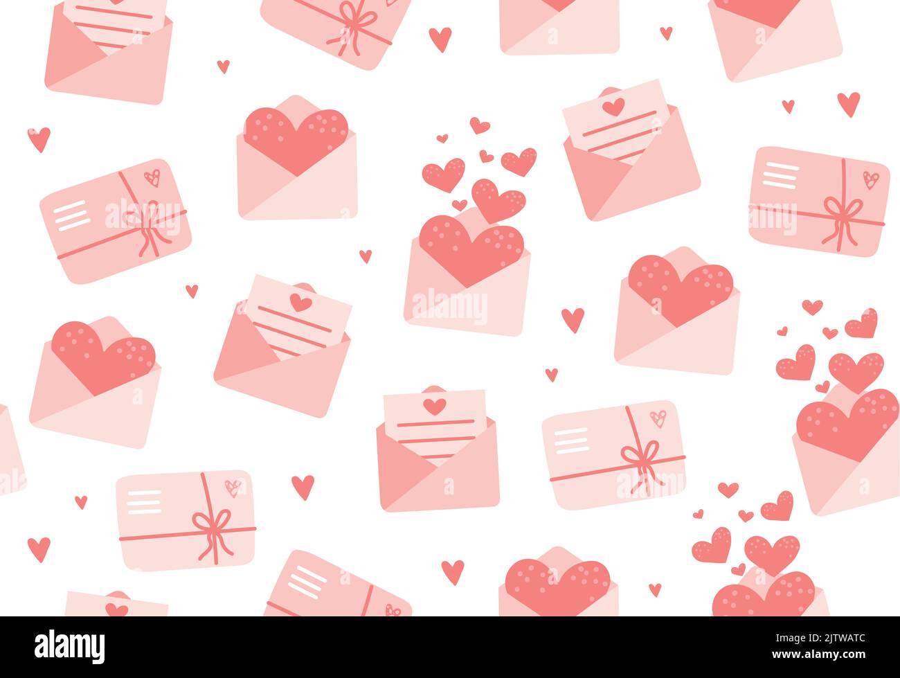 Love letters seamless pattern Stock Vector Image & Art - Alamy