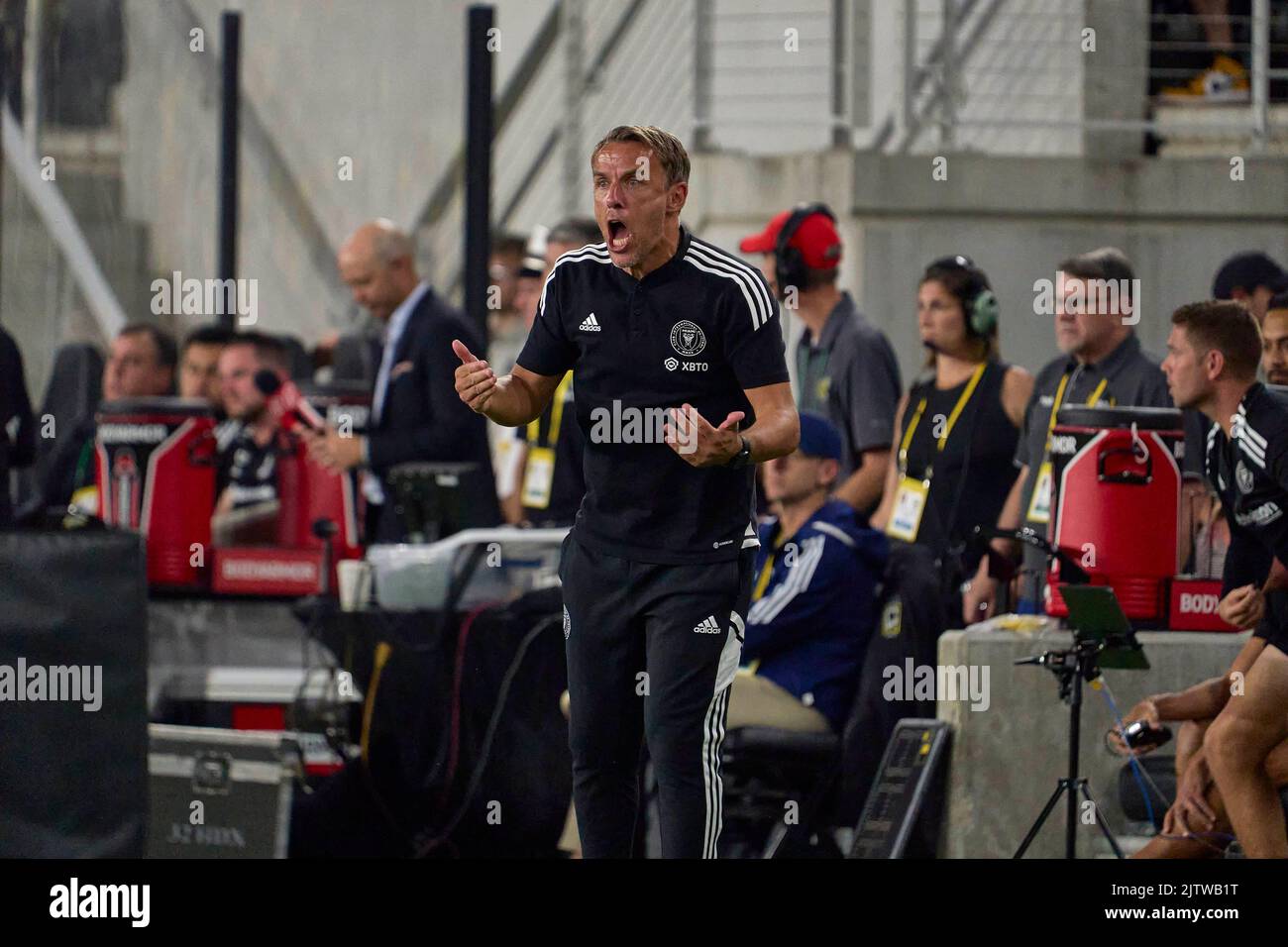 August 31, 2022, Columbus, Ohio, USA:Inter Miami head coach PHIL ...