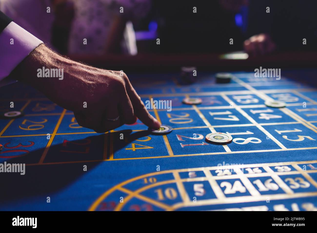 At the roulette table in monte carlo hi-res stock photography and ...