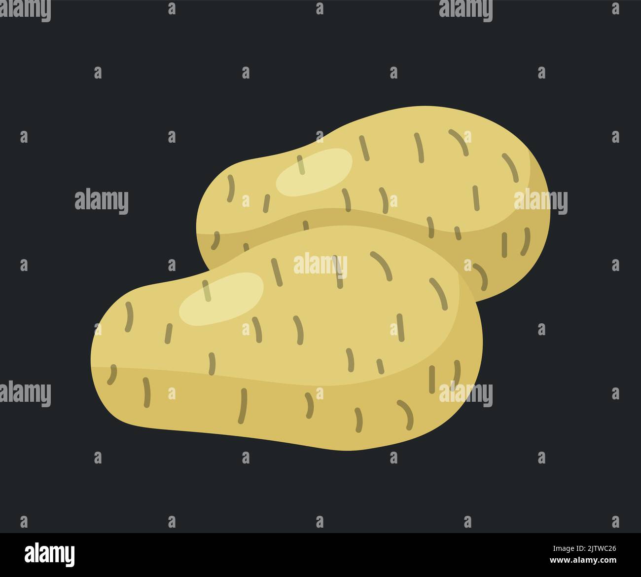 Harvesting potato Stock Vector Images - Alamy