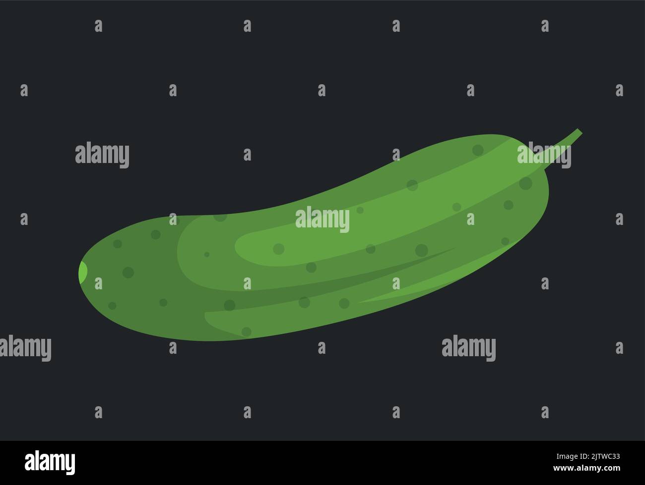 Fresh cucumber icon Stock Vector Image & Art - Alamy