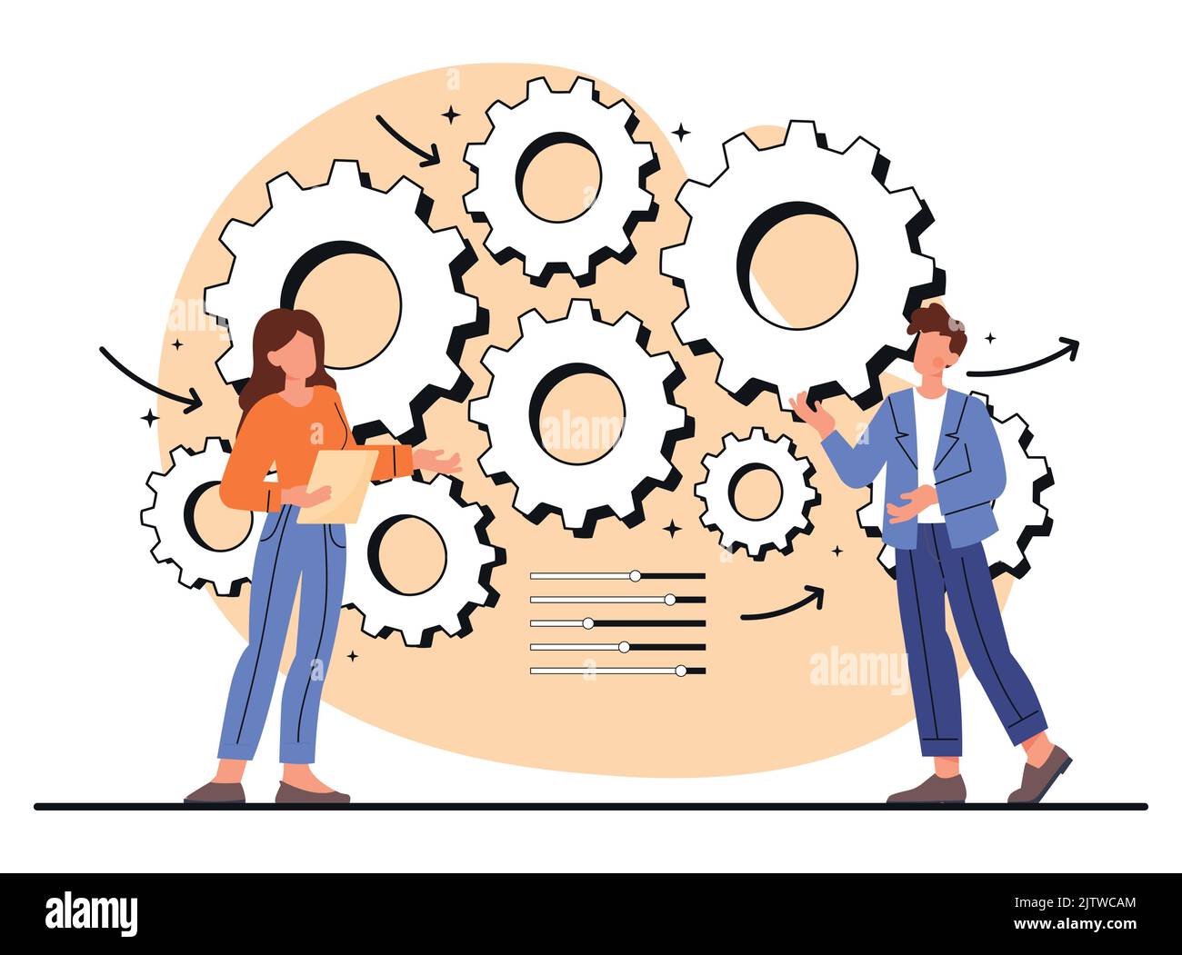 Management information system art Stock Vector Images - Alamy