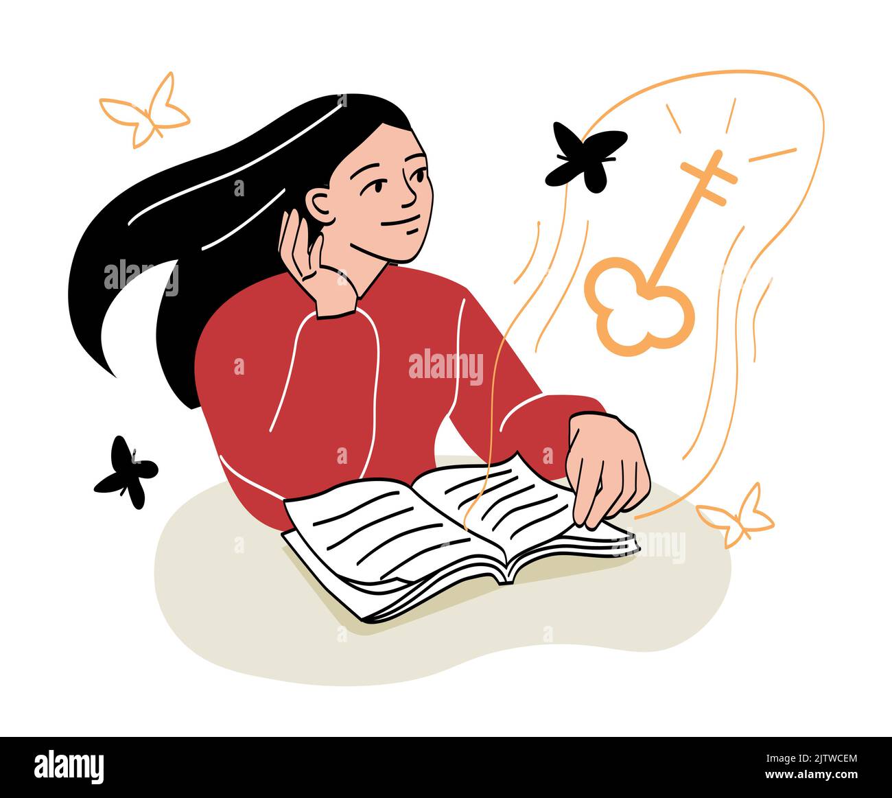 Access to knowledge Stock Vector Image & Art - Alamy