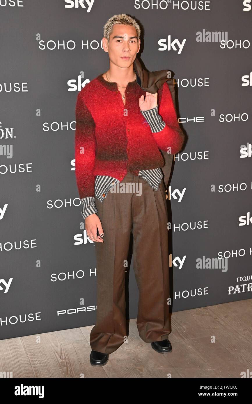 Evan Mock is an American model, actor, and skateboarder arrivers at the ...