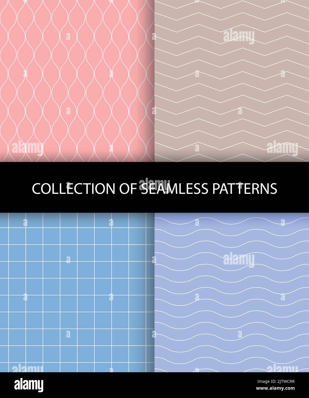 Collection of patterns Stock Vector Image & Art - Alamy