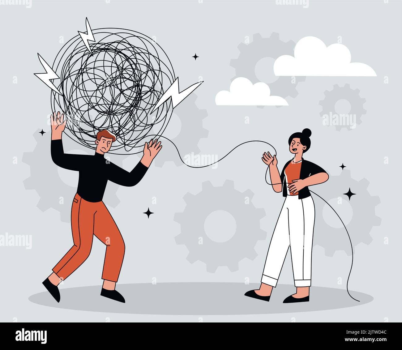 Anxiety disorder conversation hi-res stock photography and images - Alamy