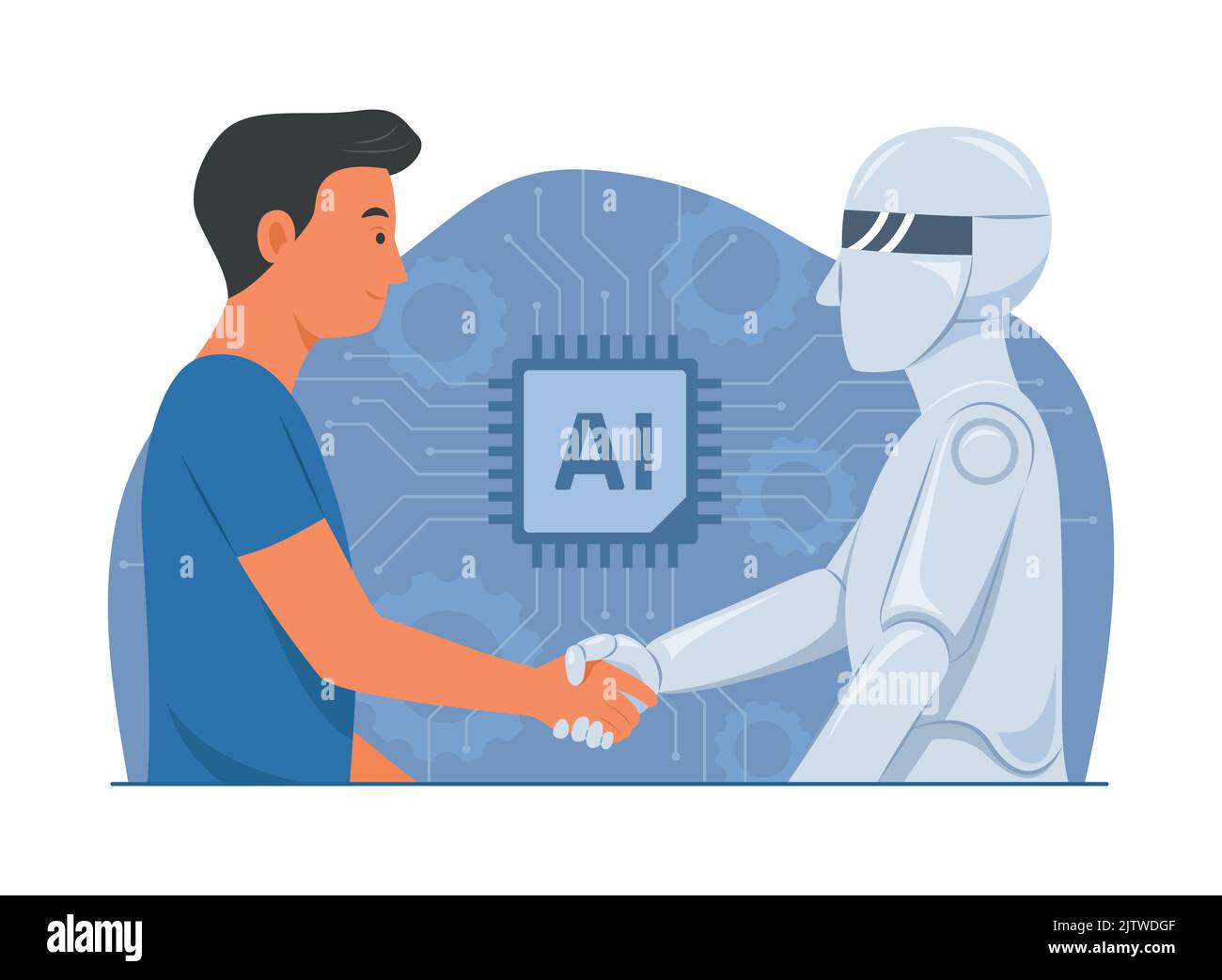 Innovation modern technology concept cybernetic Cut Out Stock Images ...