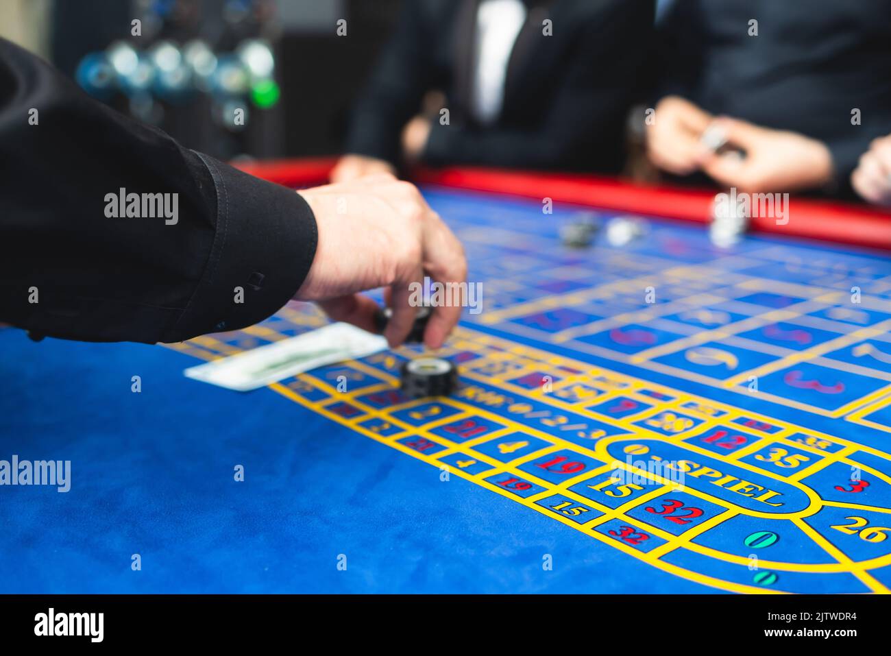 At the roulette table in monte carlo hi-res stock photography and ...