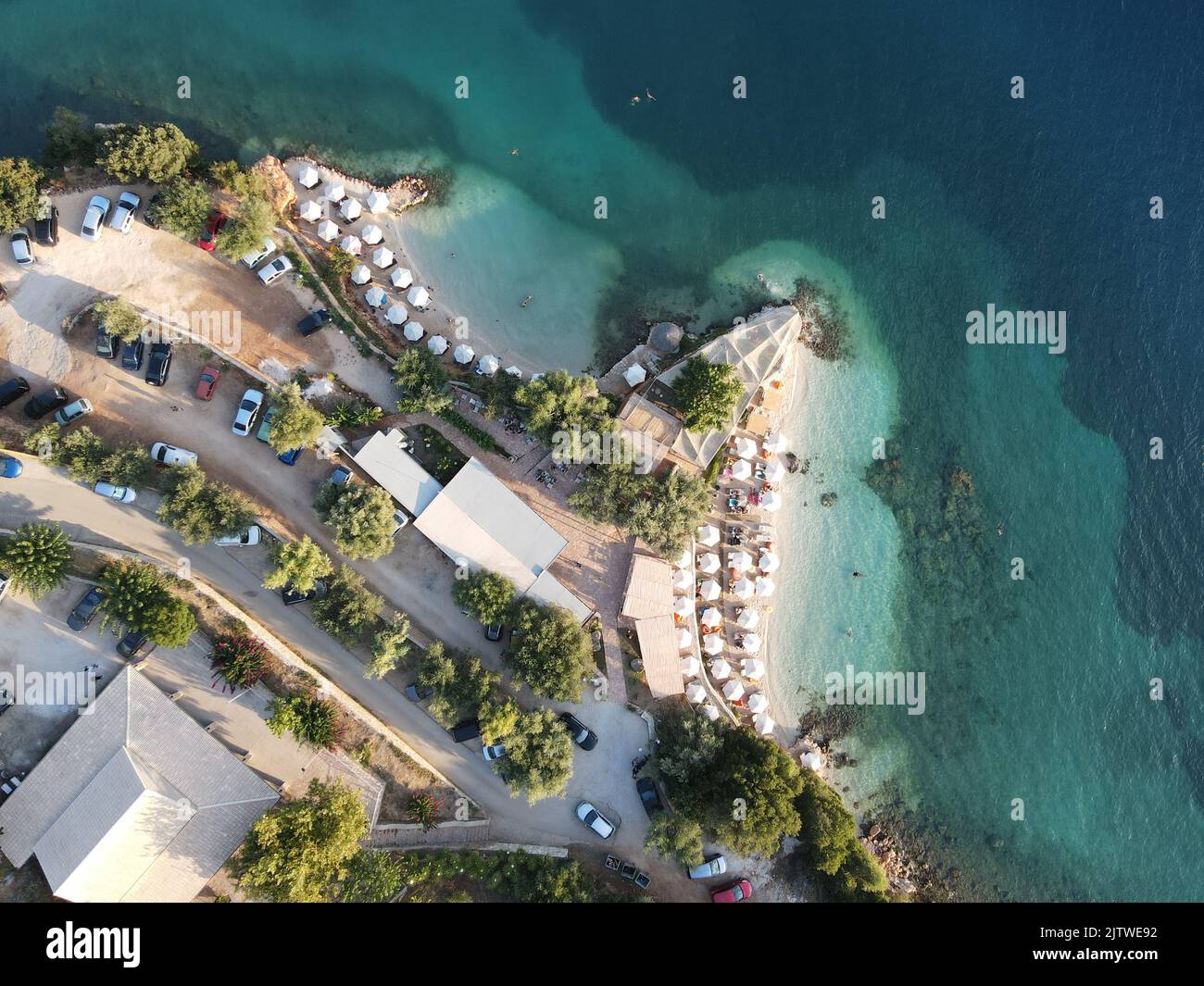 Aerial view of vrachos beach hi-res stock photography and images - Alamy